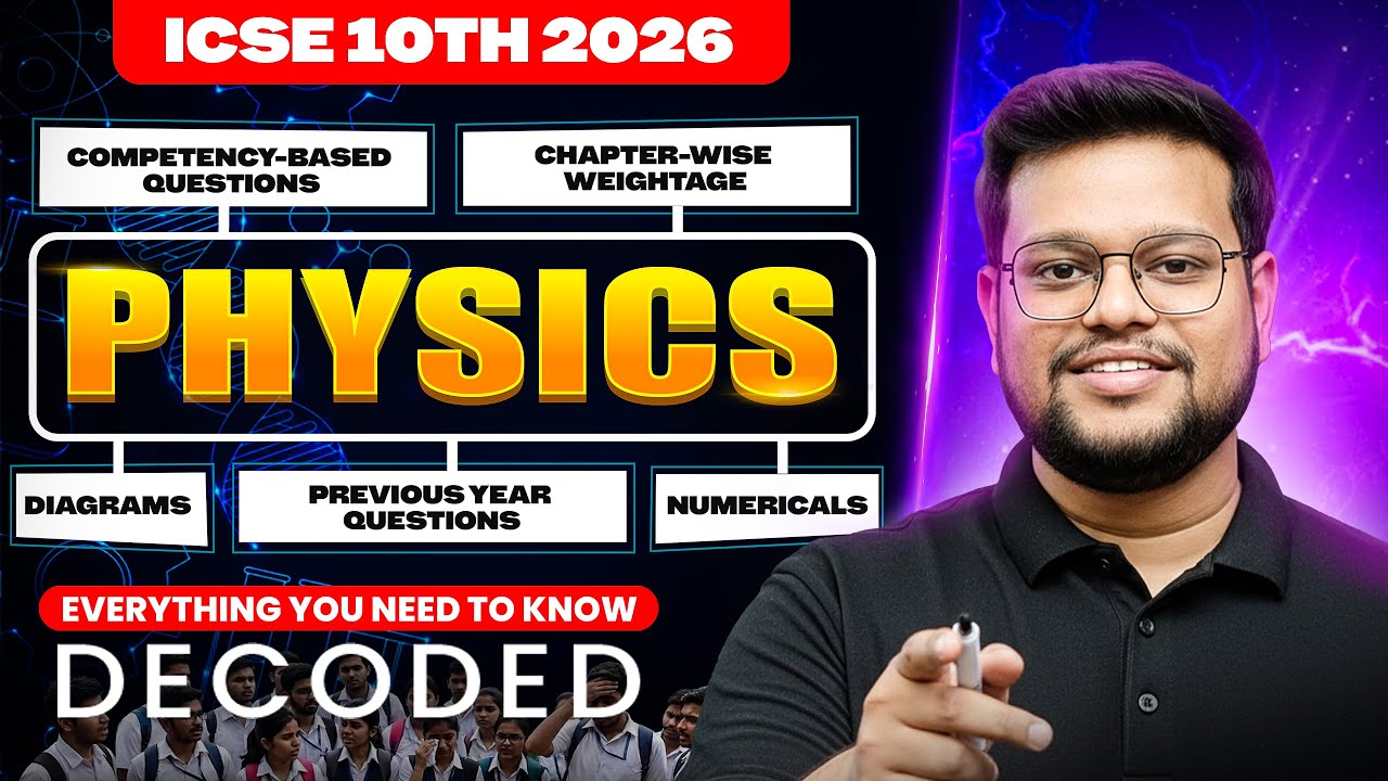 🔥ICSE Class 10 Physics DECODED🔍 Complete Chapter-Wise + 2026 Boards ...