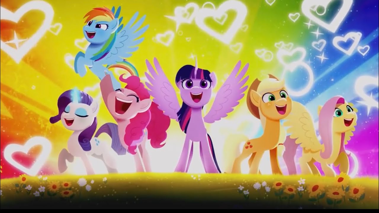 Mane six introduction my little pony a new generation - YouTube
