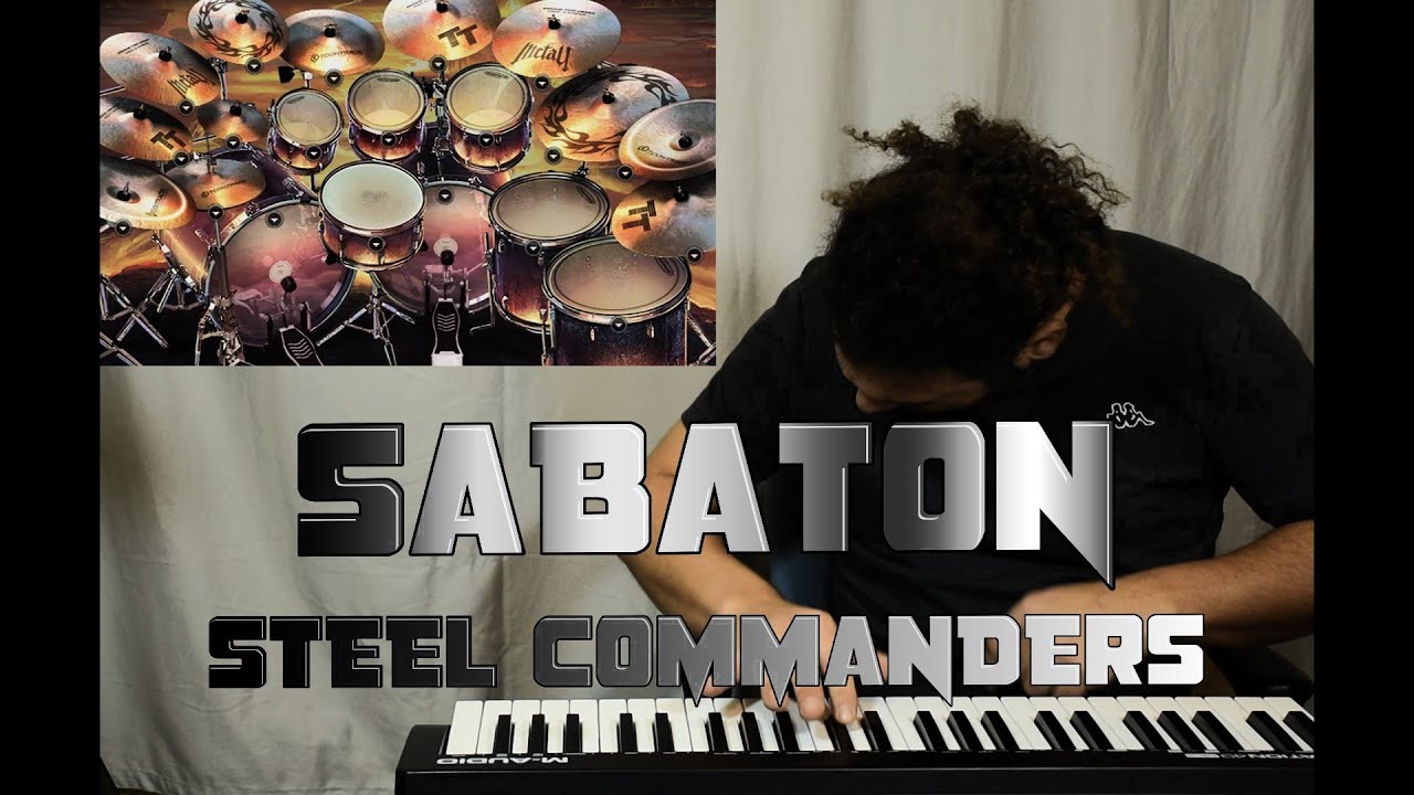 SABATON Steel Commanders - Keyboard Drum Cover - YouTube