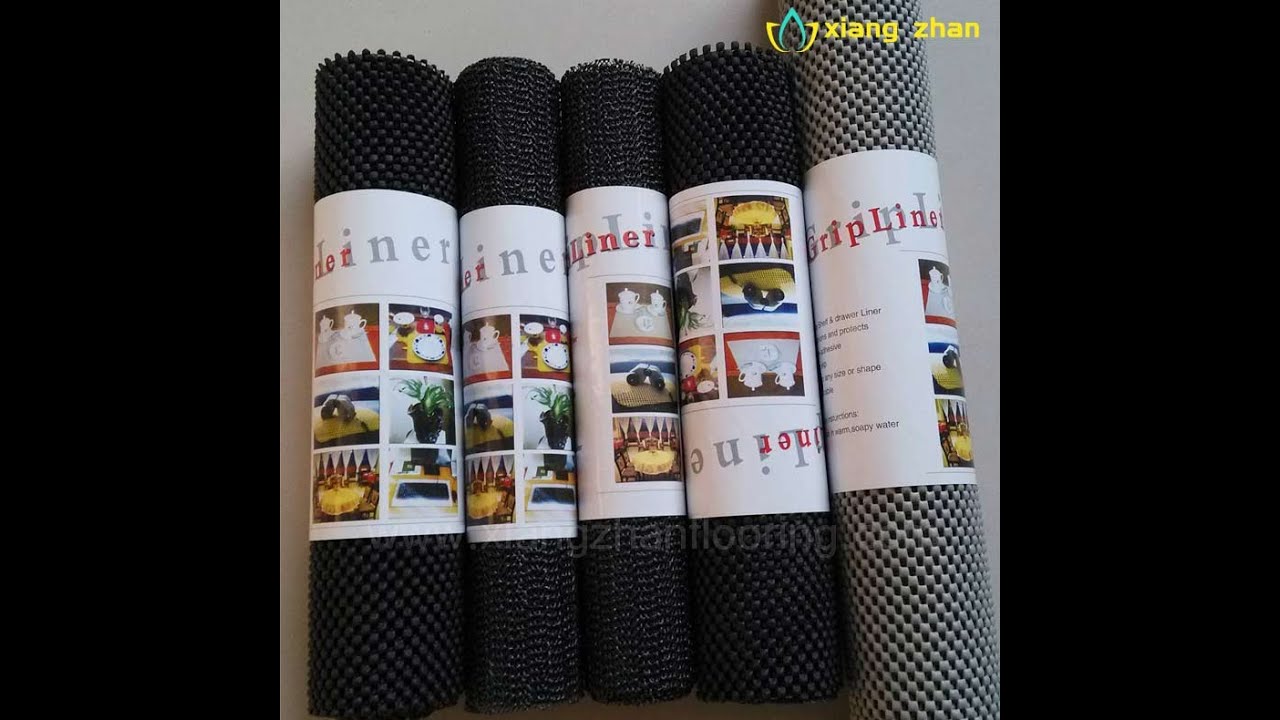 PVC Foam Anti Slip Mat PVC Carpet Underlay - YouTube