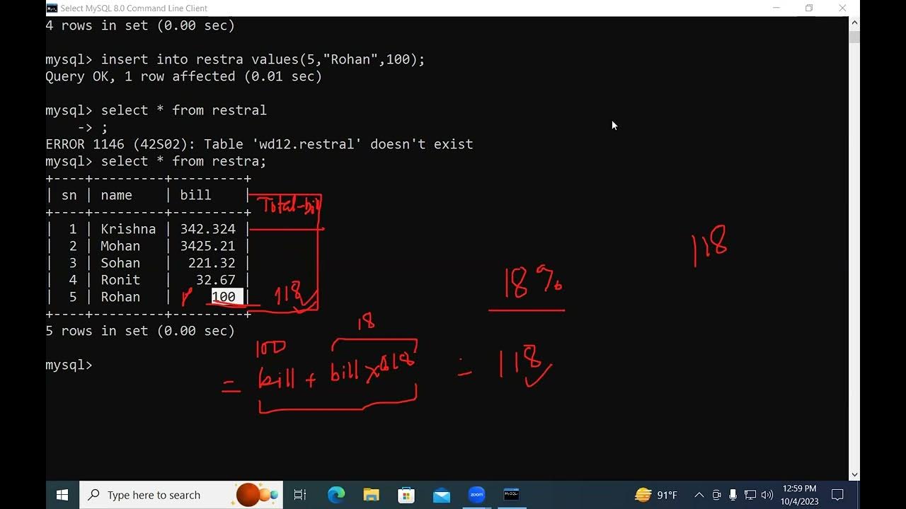 Mysql alter table command introduction with example Part 1 - YouTube