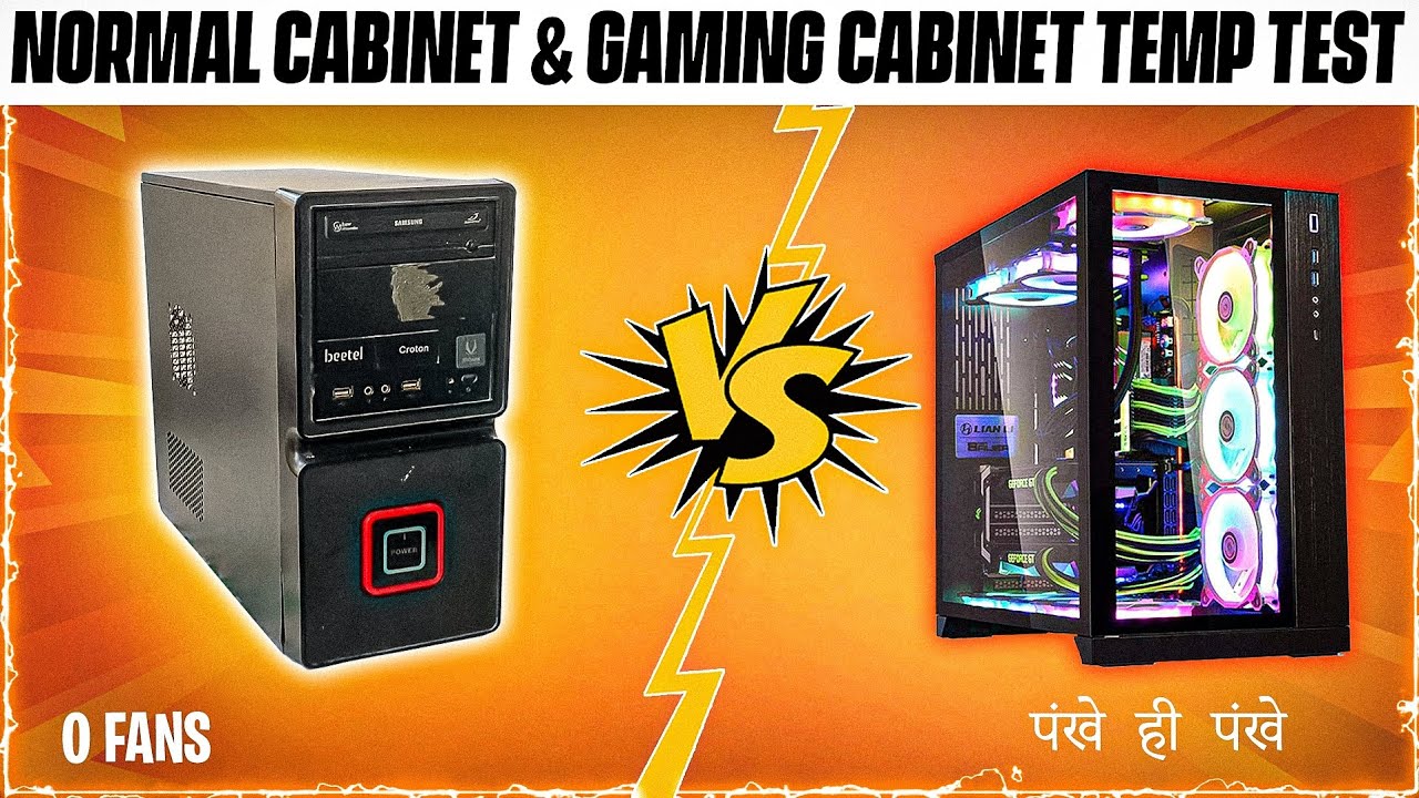 Normal PC Cabinet VS Gaming Cabinet Temperatures🌡️| Should You Buy a ...
