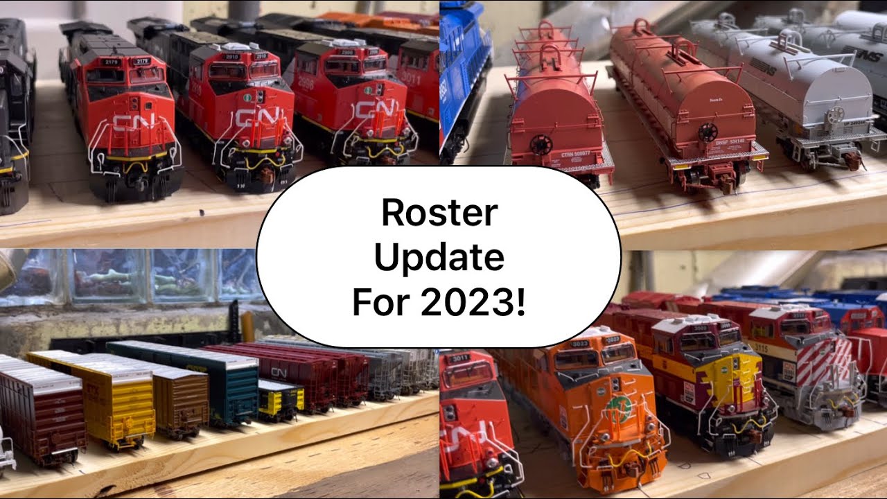 2023 Locomotive/ Rolling Stock Roster Update! - YouTube