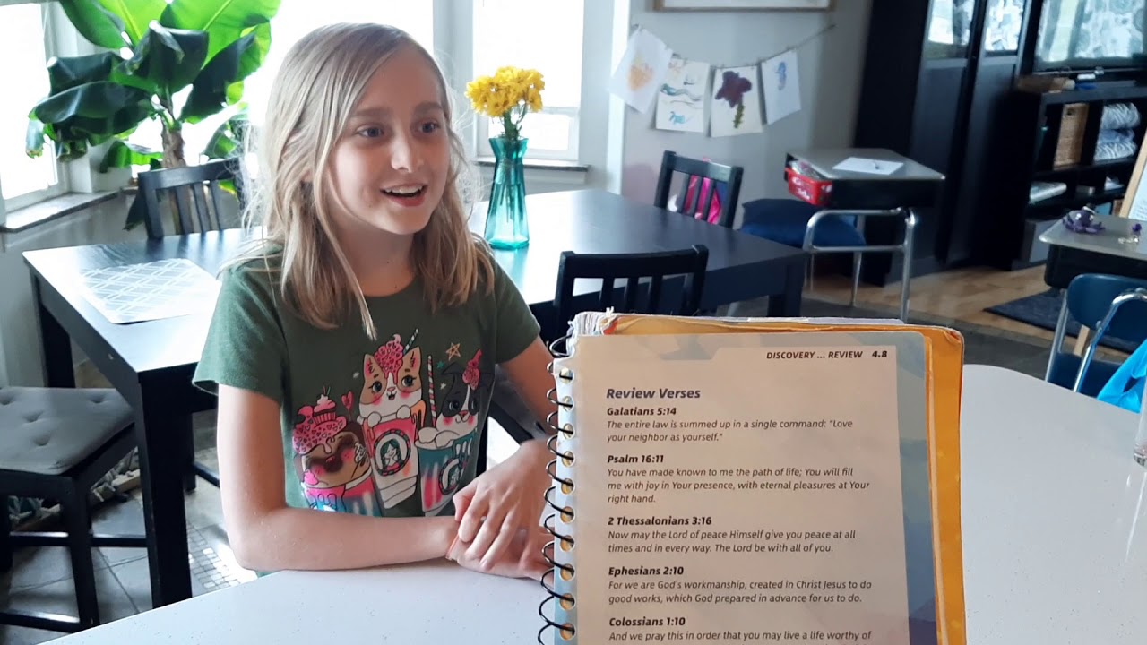 Charis's AWANA Verses 4.8 Final Review - YouTube