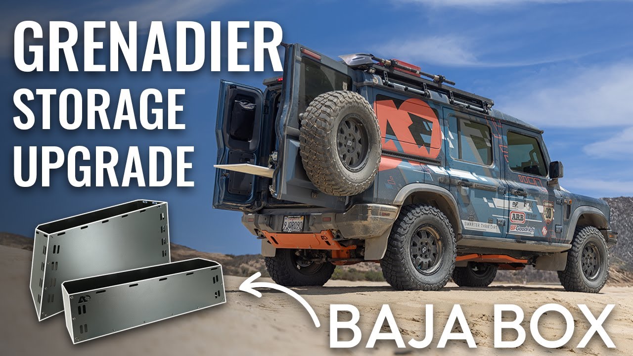 INEOS Grenadier Interior Storage Solution | Baja Boxes by Agile Offroad ...