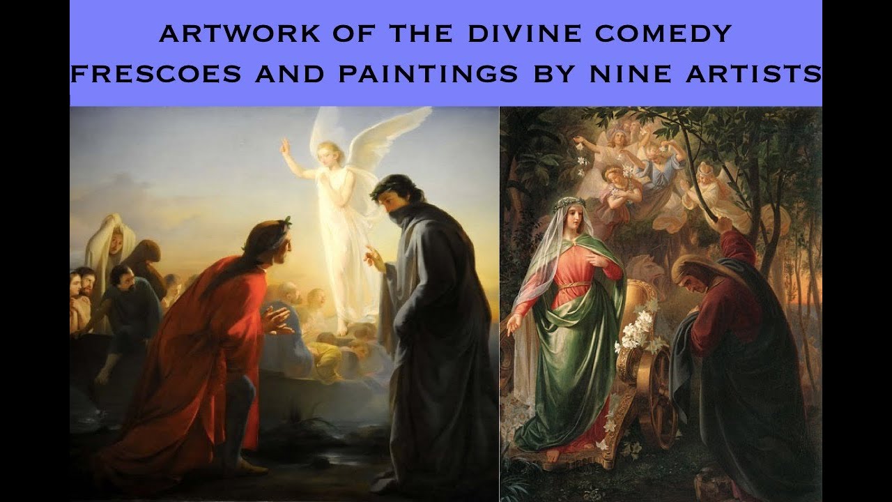 Artwork of The Divine Comedy (Frescoes and paintings by nine great 19th ...