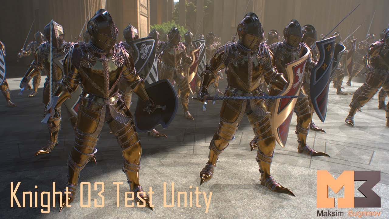 Knight 03 (Medieval Knight) Test In Unity - YouTube
