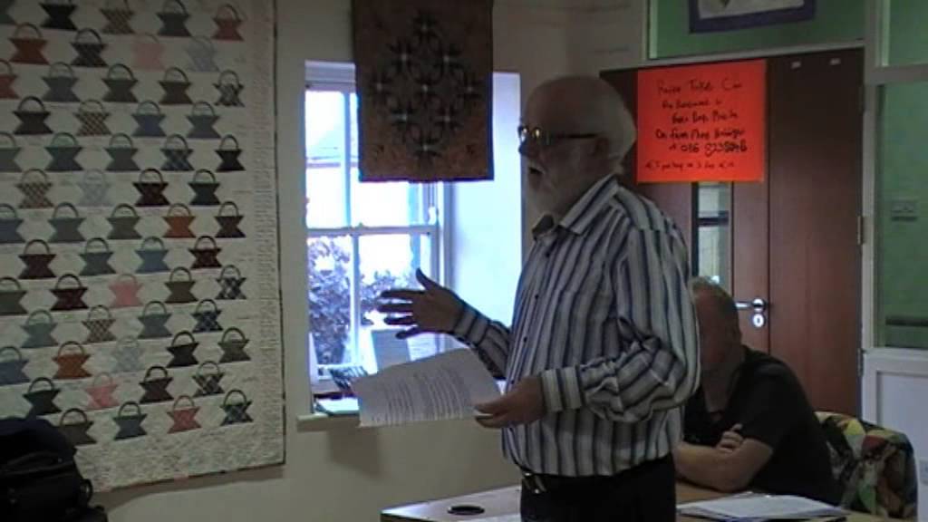 Michael Farry, poet, judging poetry for LitLab Part 2 of 3 - YouTube