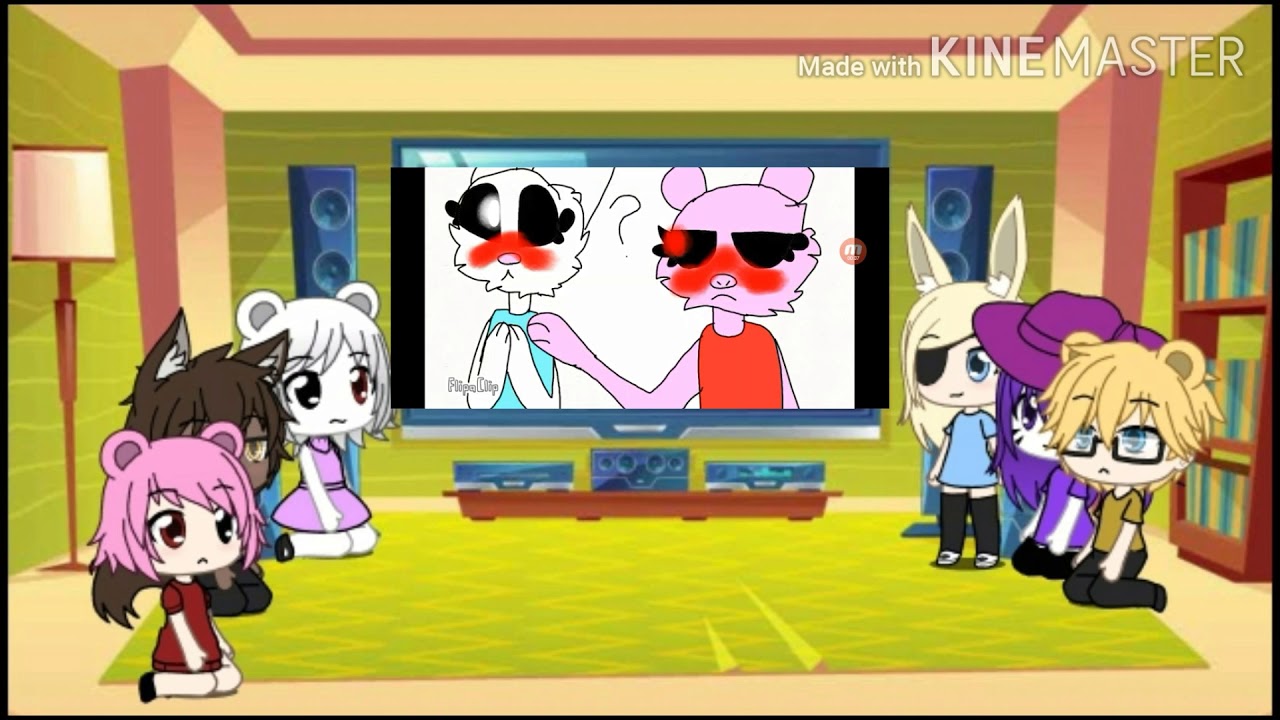 Bunny x piggy x sheepy meme gacha life - YouTube