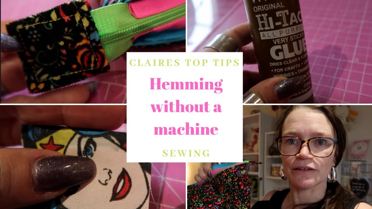 A quick and easy hemming tip for small sewing projects | Claires Top ...