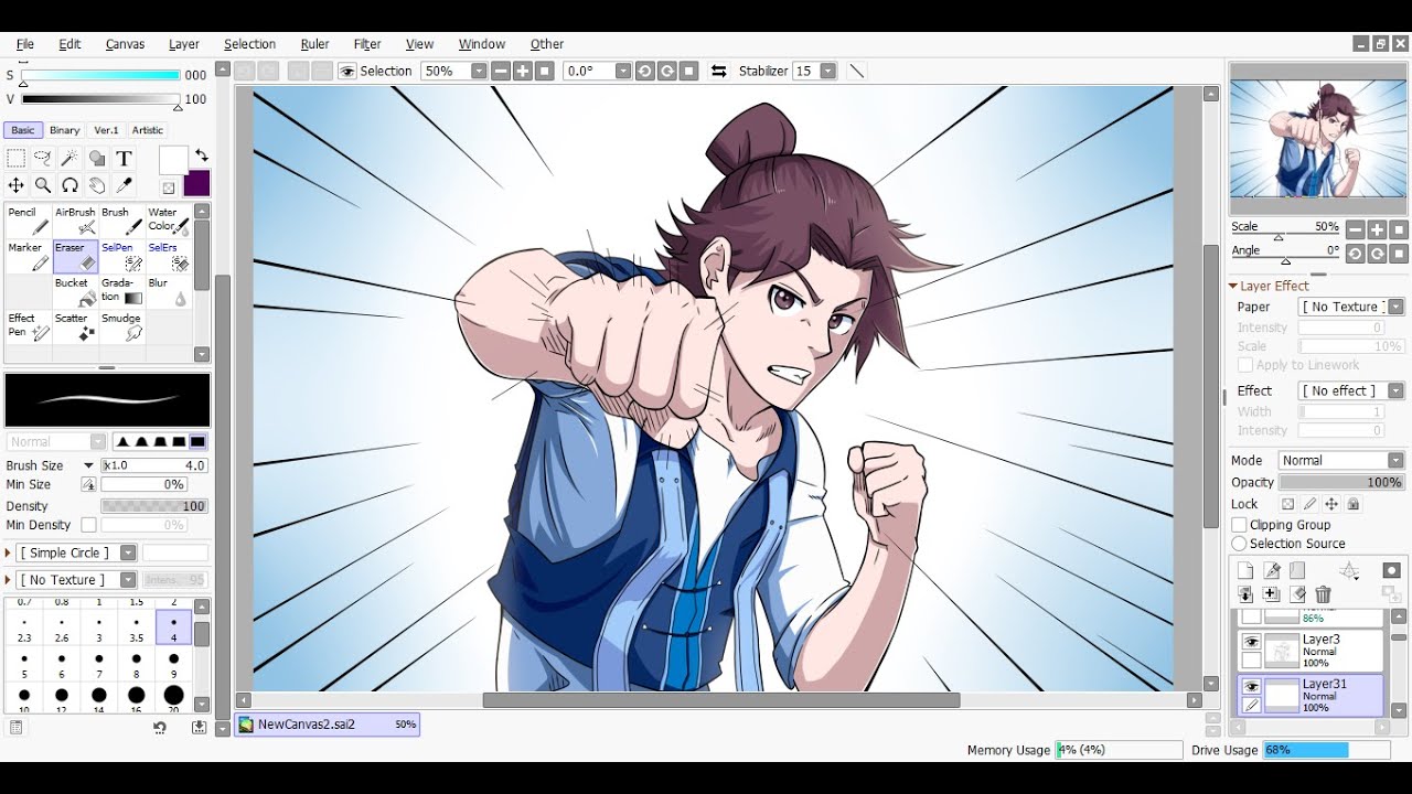 Dibujo de DU ZE - TALES OF DEMONS AND GODS - Speed Drawing - YouTube