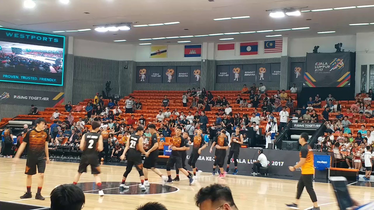 Sea game 2017 basketball malaysia vs myanmar pt1 warm up - YouTube