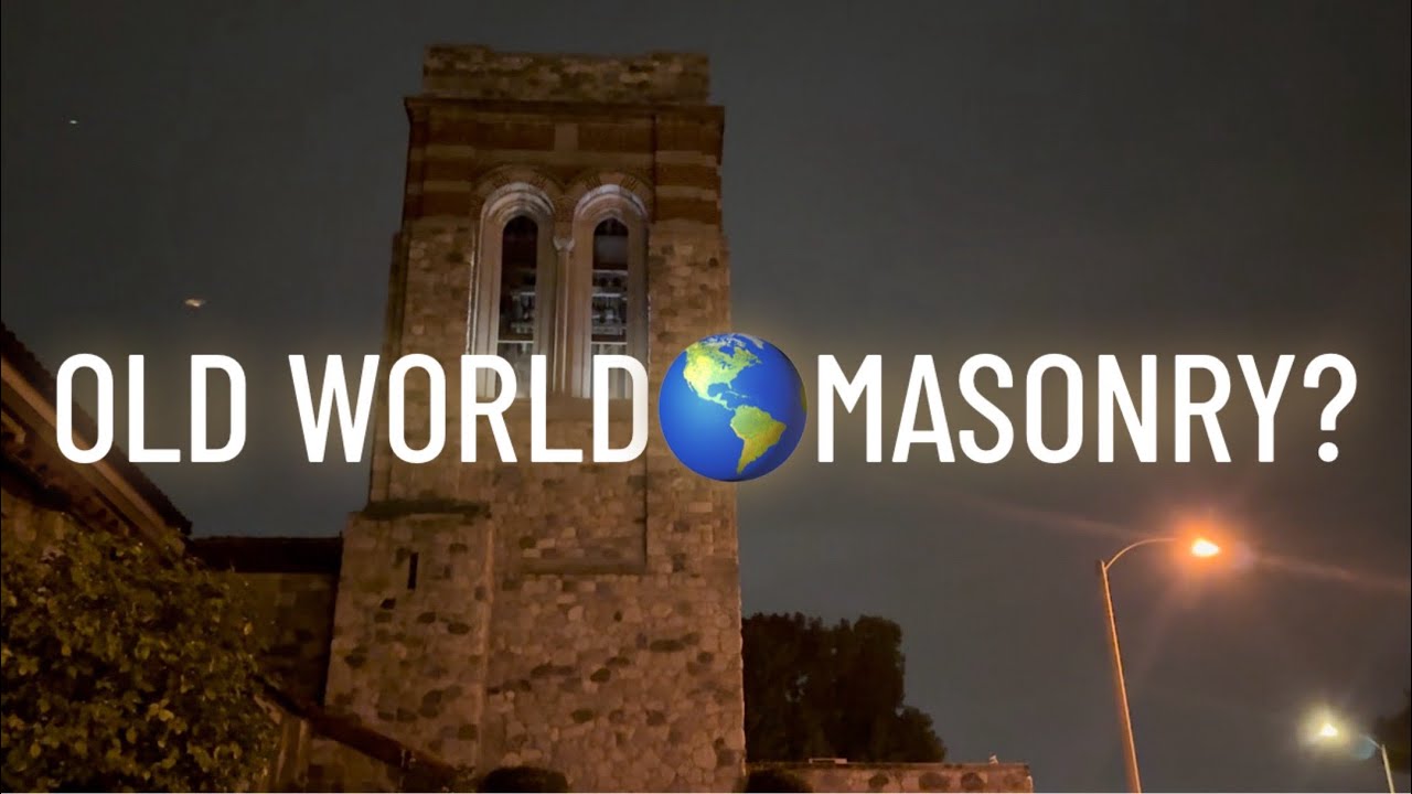 Old World Masonry? (S. Pasadena) - YouTube