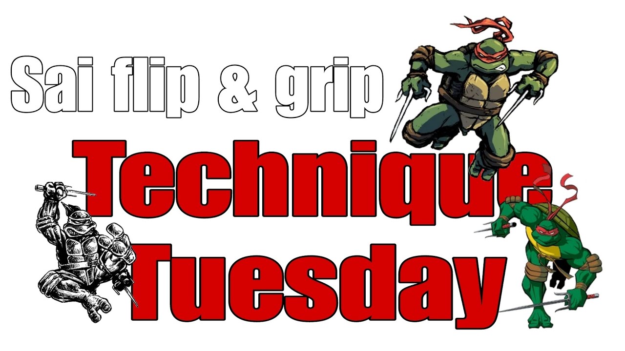 Technique Tuesday (Sai flip & grip) - YouTube