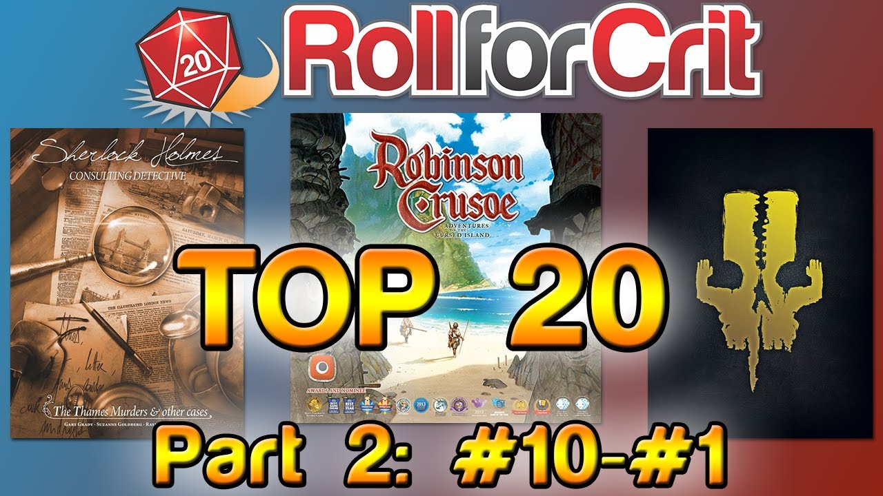 Roll For Crit's Top 20 Games of All Time | Part 2: #10-#1 - YouTube