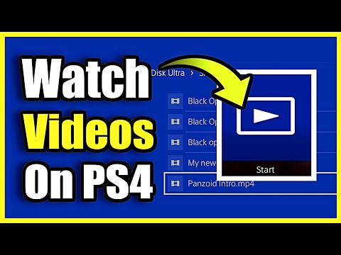 How to install PS4 MEDIA PLAYER to play MKV, AVI, MP4, MPEG 2 Video Files from USB!