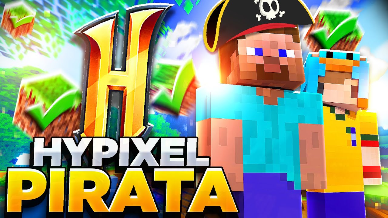 O Novo Hypixel PIRATA com PING BR... - YouTube