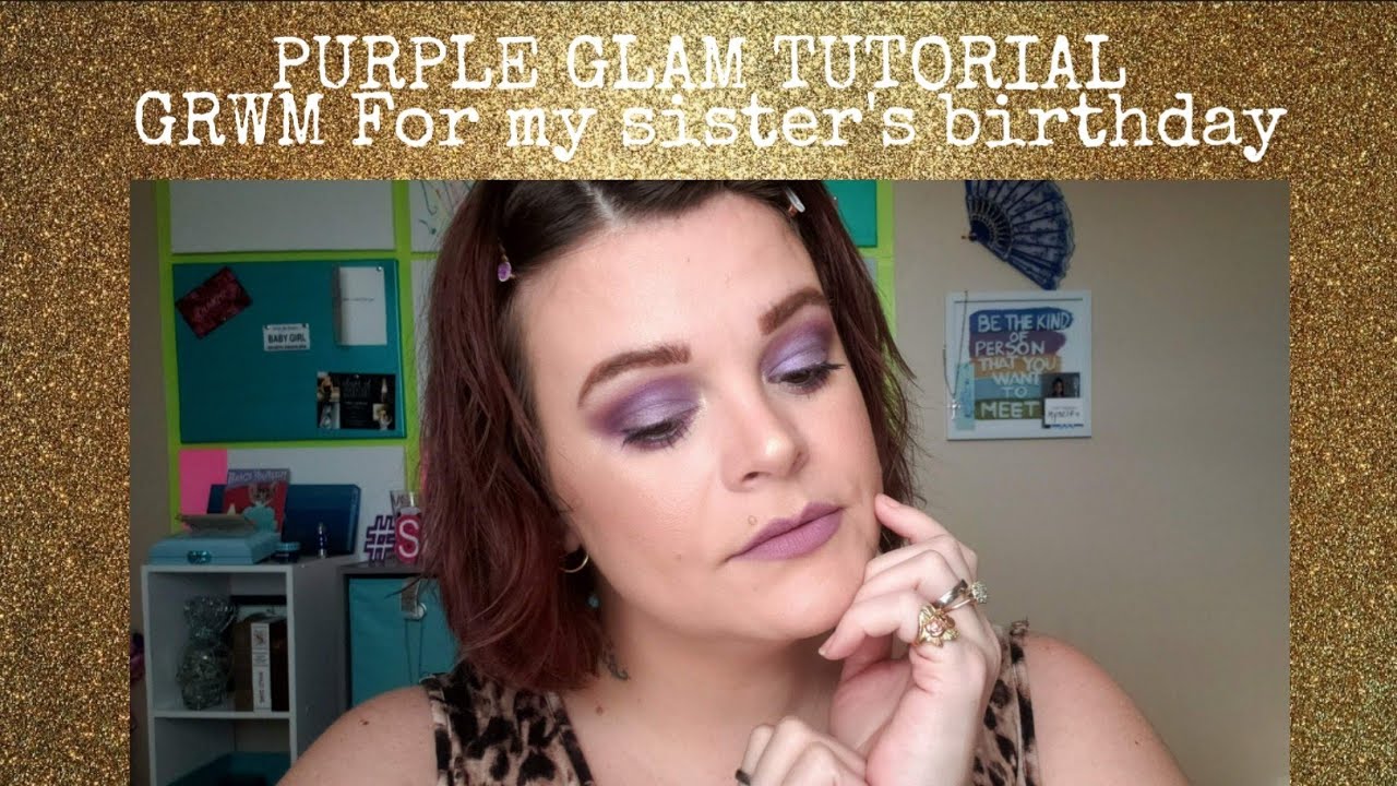 Purple Glam Makeup Tutorial Youtube