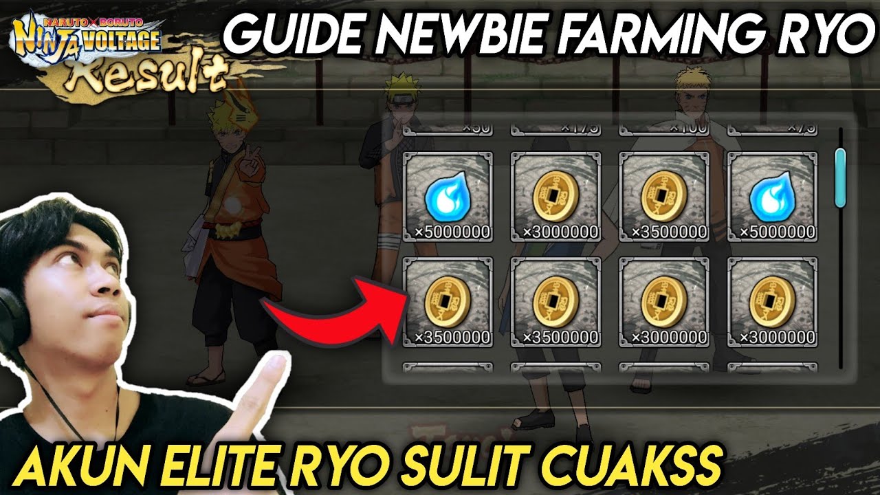 CARA DAPETIN BANYAK RYO PANEN BANYAK DISINI - NARUTO X BORUTO NINJA VOLTAGE - YouTube