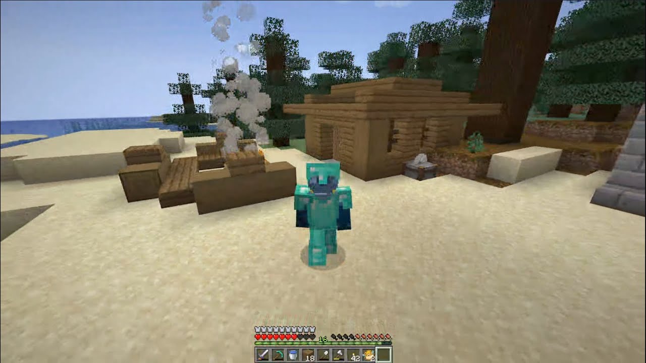 SMP Season 3 Ep. 2 Full Diamond Armor! - YouTube