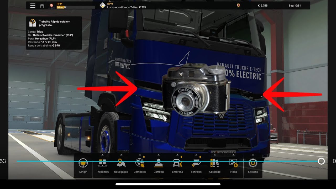 Aprenda como resolver este Bug da câmera interna não se mover no ETS2 ATS - YouTube