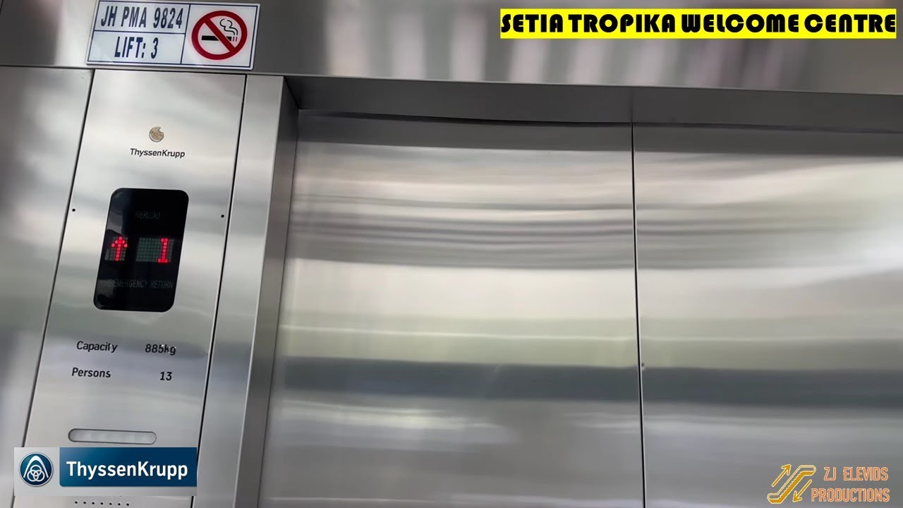2 ThyssenKrupp Scenic Elevators at Setia Tropika Welcome Centre, Johor Bahru, Johor, Malaysia ...
