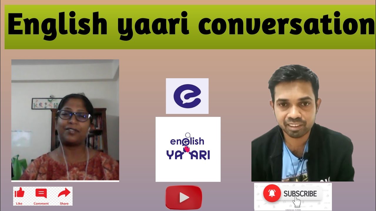English yaari practice conversation #04|| with tutor| Anitha. - YouTube