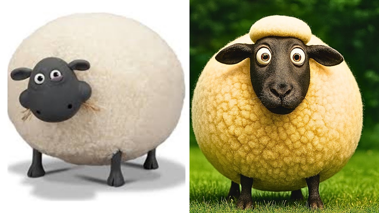 Shaun the sheep characters in real life part 1 | shaun the sheep ...