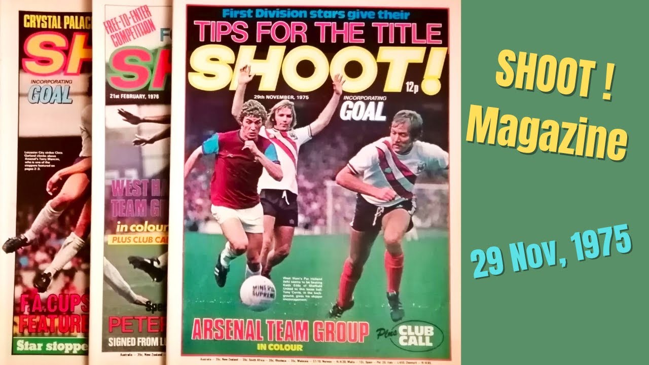 SHOOT! Magazine from 29 Nov, 1975 - YouTube