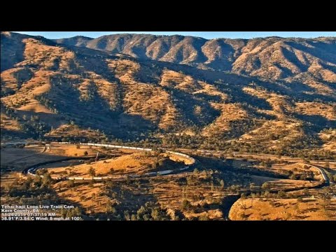 Tehachapi Live Train Cams at The Tehachapi Loop - YouTube