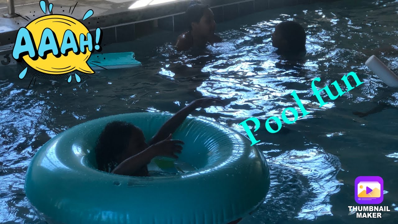 Indoor pool fun - YouTube