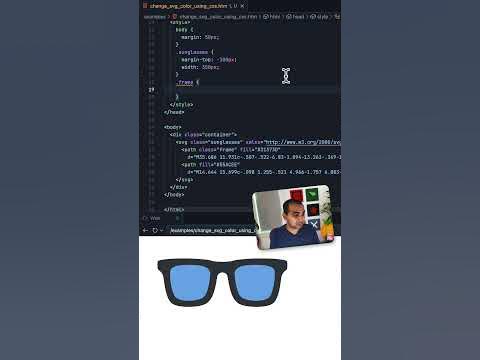 Changing SVG Colors using CSS! 🔥 #frontenddeveloper #webdeveloper #htmlcss - YouTube