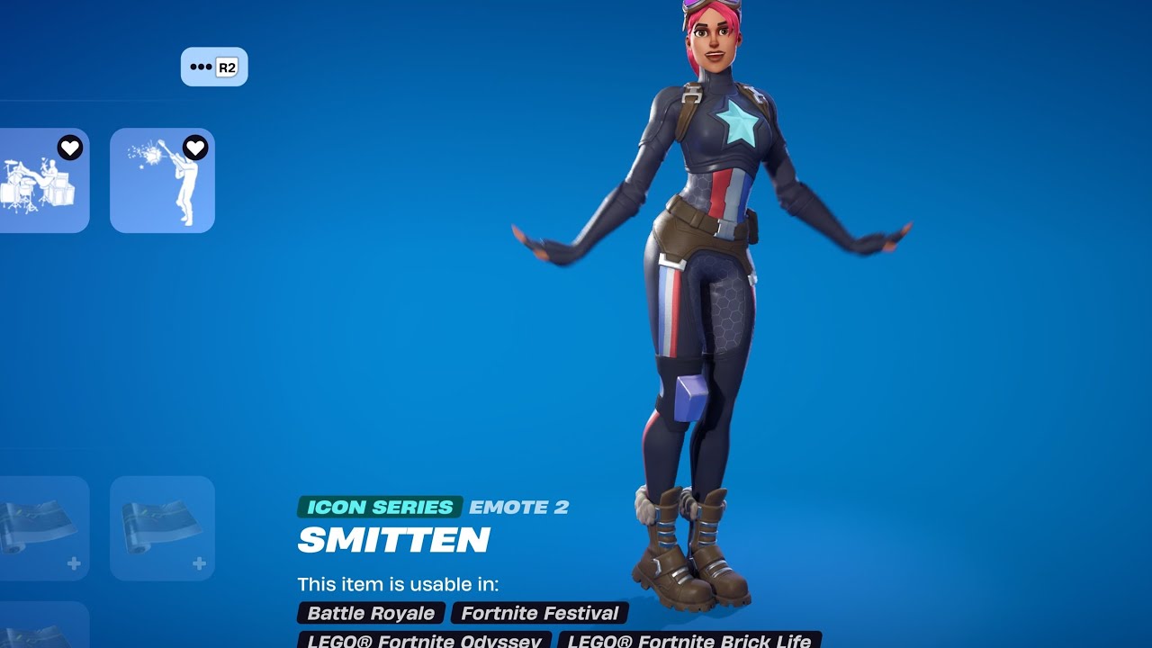 Fortnite gameplay van de Smitten Emote Updated (Icon Series) - YouTube