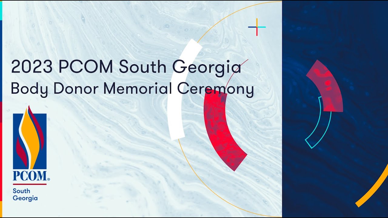 Body Donor Memorial Service 2023 | Body Donation at PCOM South Georgia - YouTube