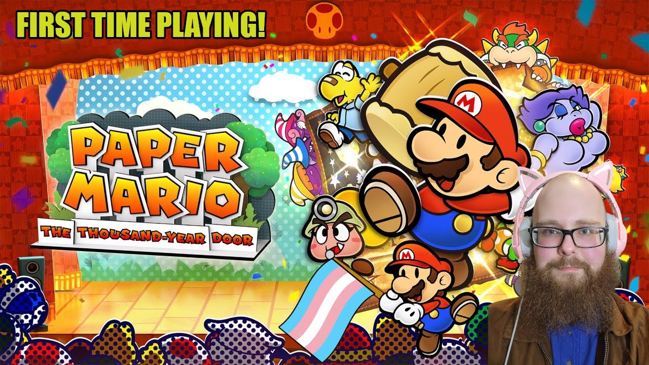 My FIRST Paper Mario! FIRST TIME PLAYING (Paper Mario: The Thousand ...