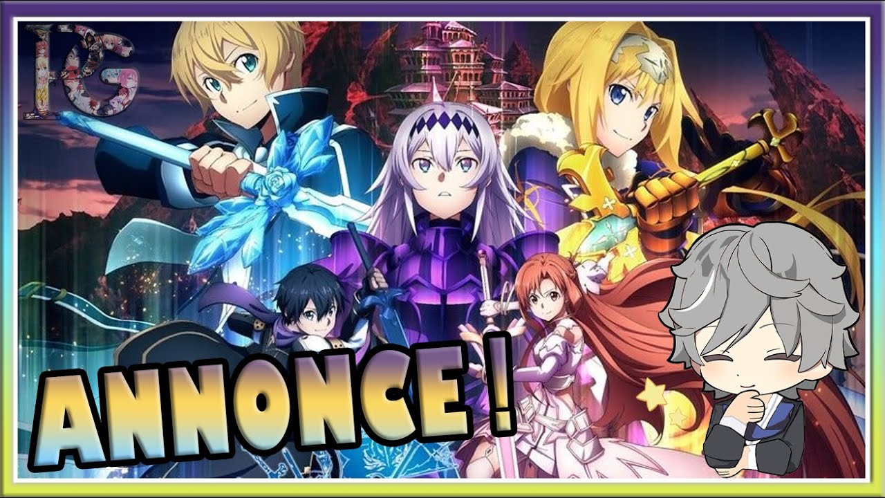 NOUVEAU JEUX SAO CONSOLE ANNONCÉ !!! RÉACTION SAO LAST RECOLLECTION ...