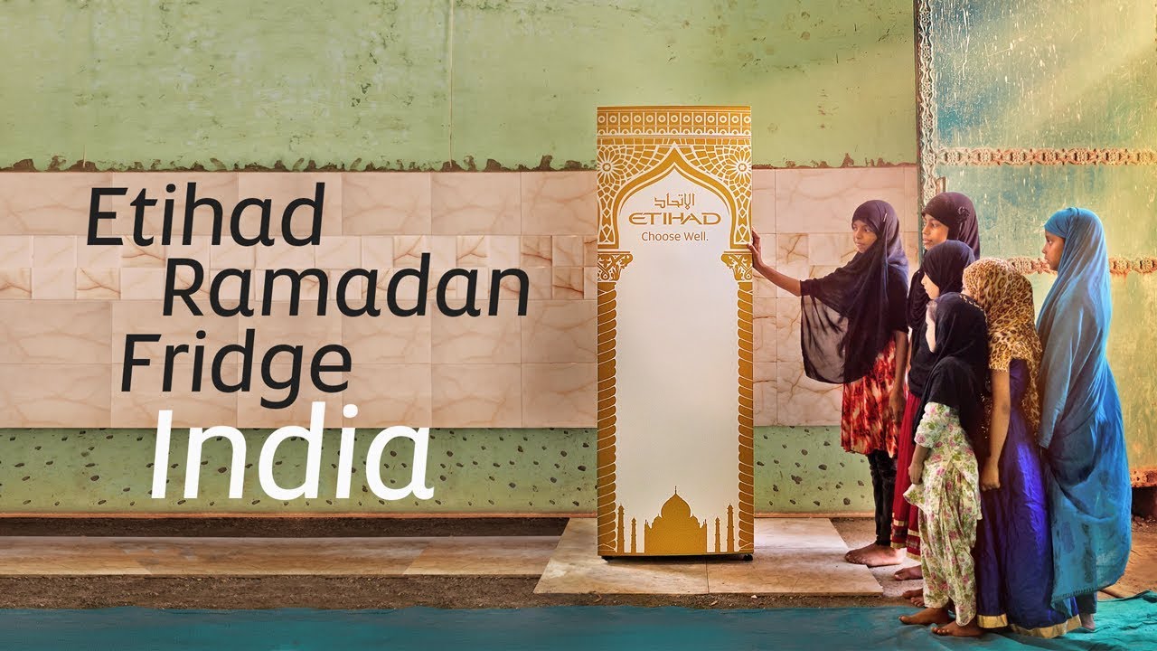 The Etihad Ramadan Fridge comes to India | Etihad Airways - YouTube