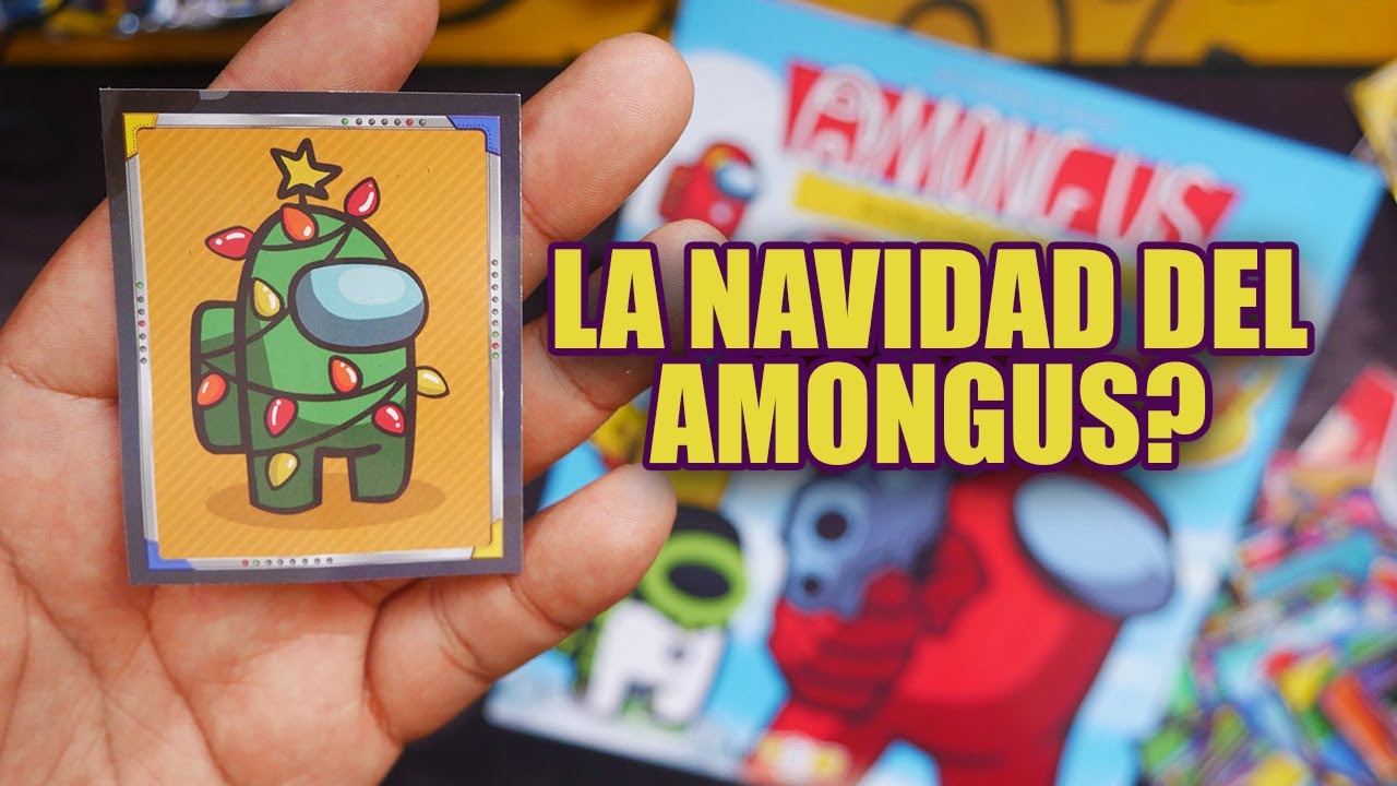 AMONG US APPERTURA NAVIDEÑA - album woow stickers - YouTube