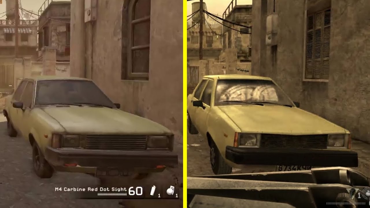 Call of Duty Modern Warfare Remaster vs Original Multiplayer Graphics ...