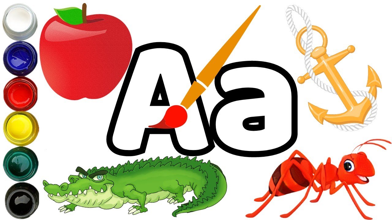 Alphabet | ABCD | Learn The Letter A | Phonics For Kids | Phonics Song ...