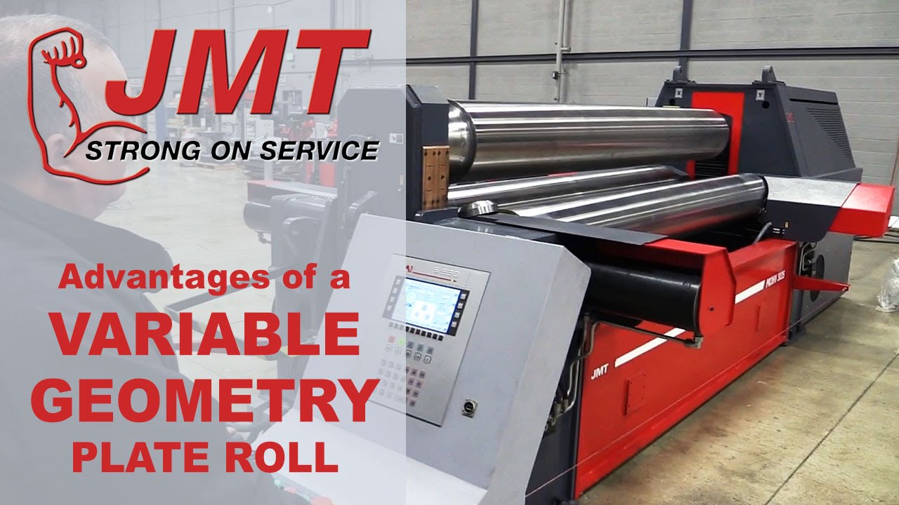 Advantages of a Variable Geometry Plate Roller - YouTube
