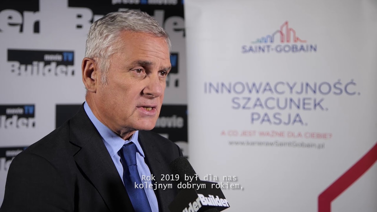 Gala Builder Awards 2019 - François Xavier Moser, Grupa Saint-Gobain w ...
