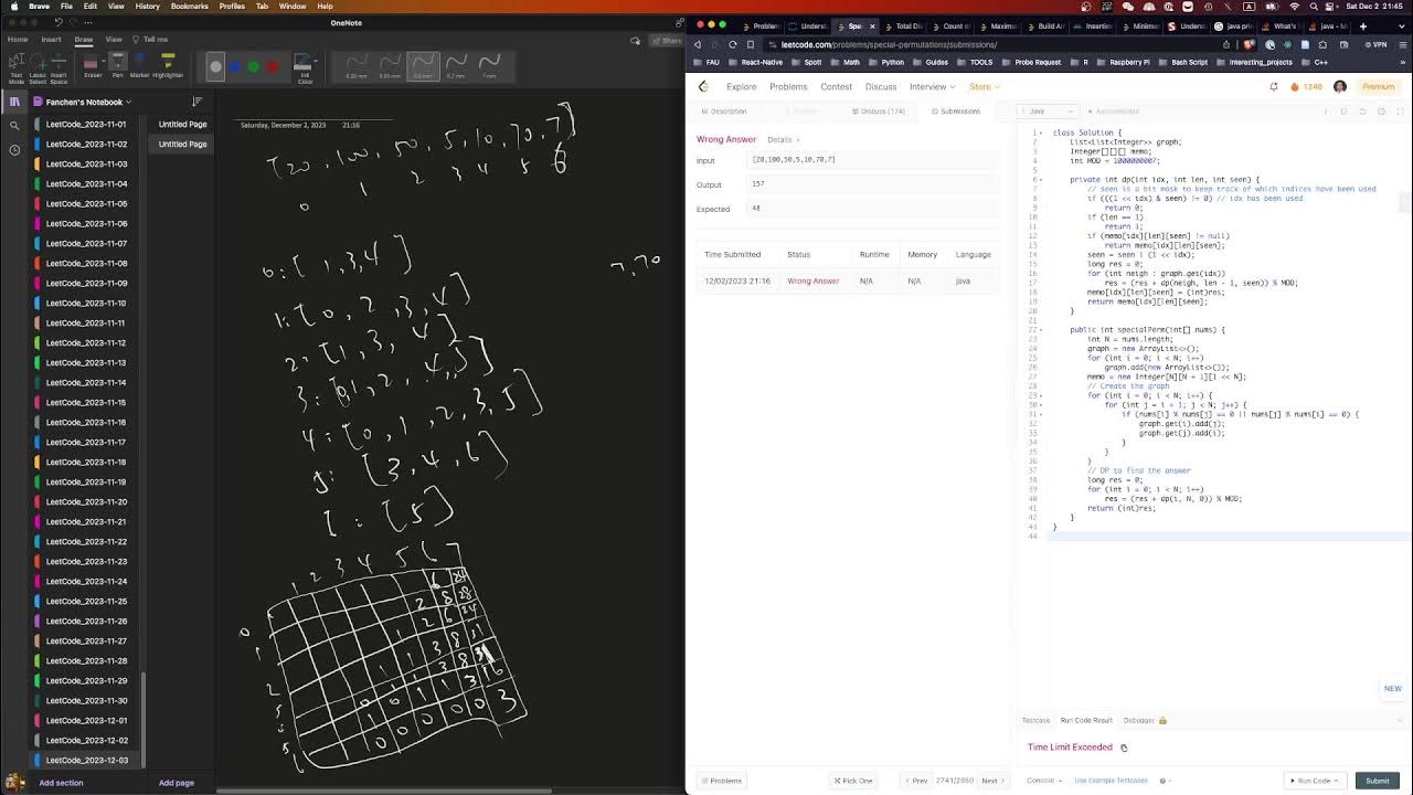 2023-12-03 LeetCode 1266 & 2740 & 2741 (Incompleto) - YouTube