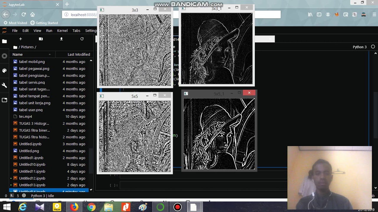 Final Sistem Rekognisi Deteksi Tepi Menggunakan SciPy dan OpenCV - YouTube