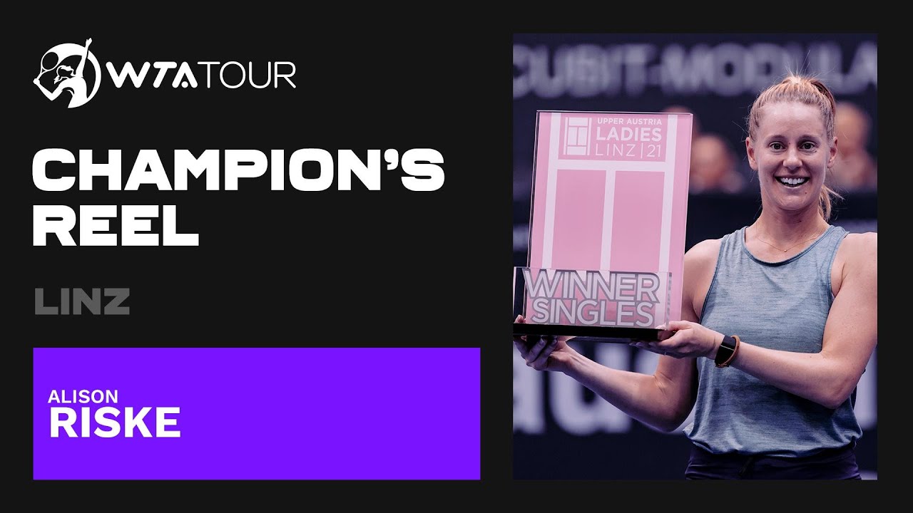 Alison Riske secures her third career title! - YouTube