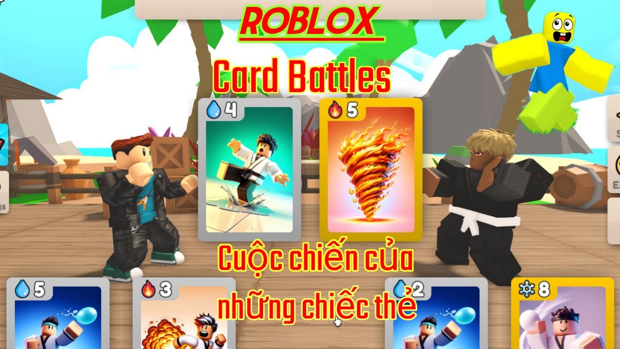 card battles roblox noob to pro- Tôi sử dụng thẻ bài để chiến thắng bạn ...