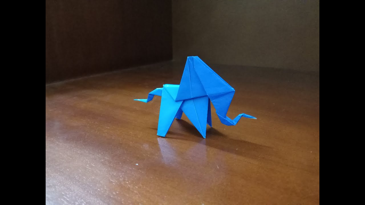Origami Elephant Step By Step - Origami Easy Animals - YouTube