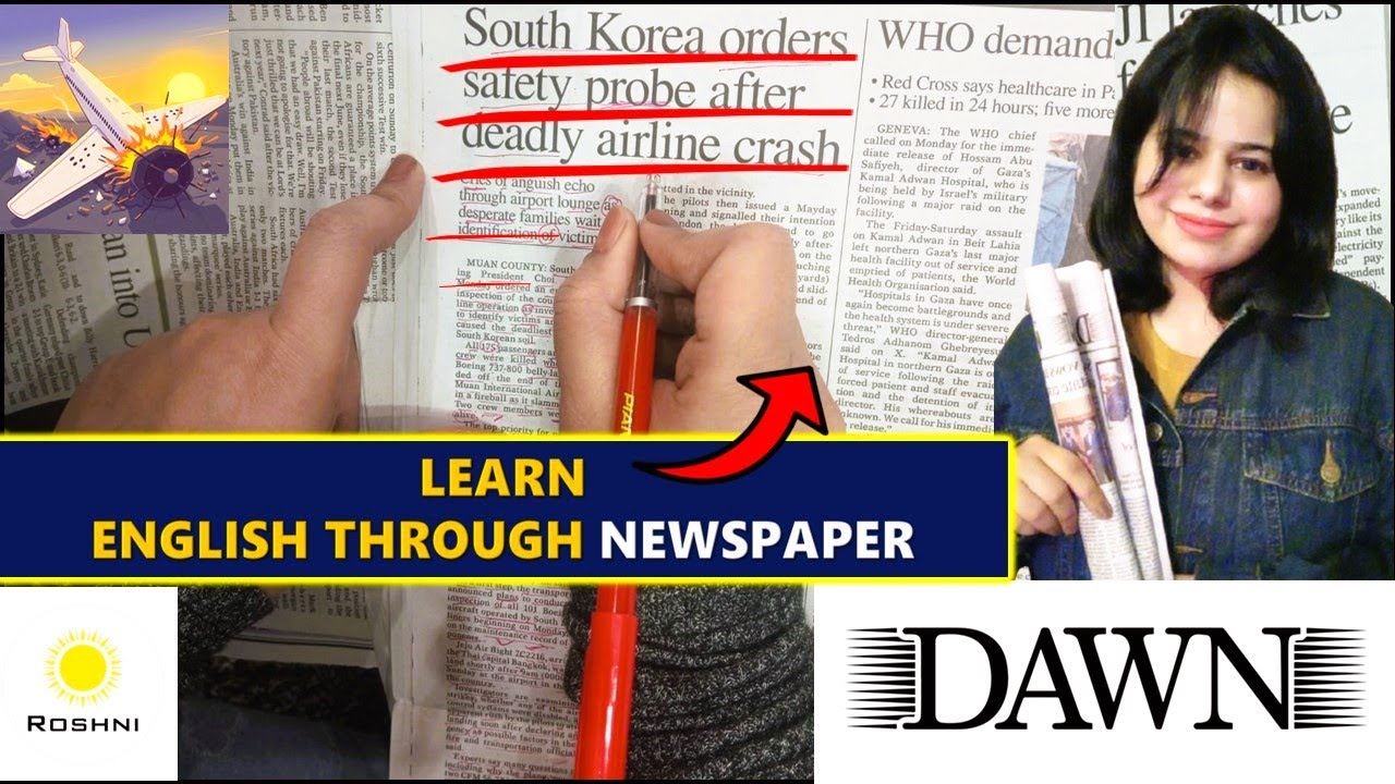 Newspaper Reading || Learn English Through Newspaper Reading || English Grammar Learning - YouTube
