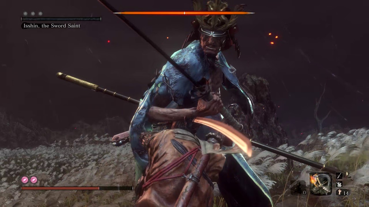 First play through Isshin, The Sword Saint final phase battle - YouTube