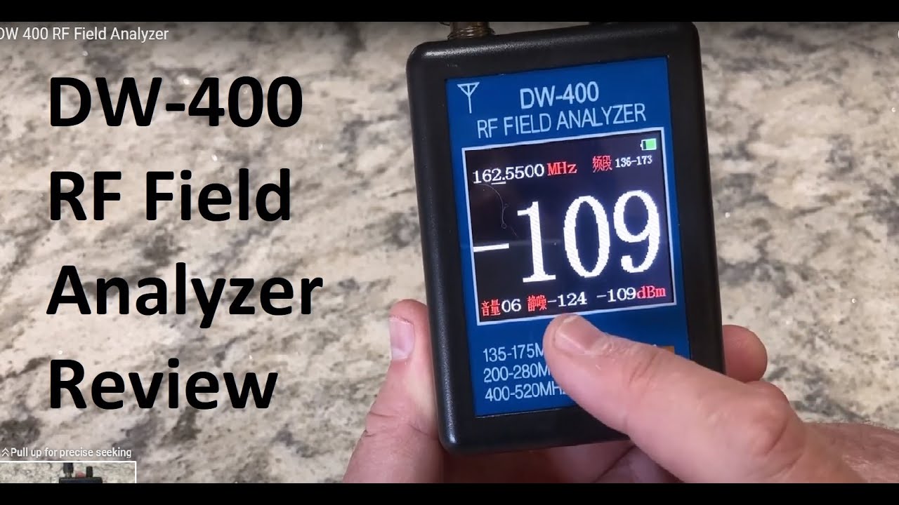 DW-400 RF Field Analyzer - Good for Radio Direction Finding? - YouTube